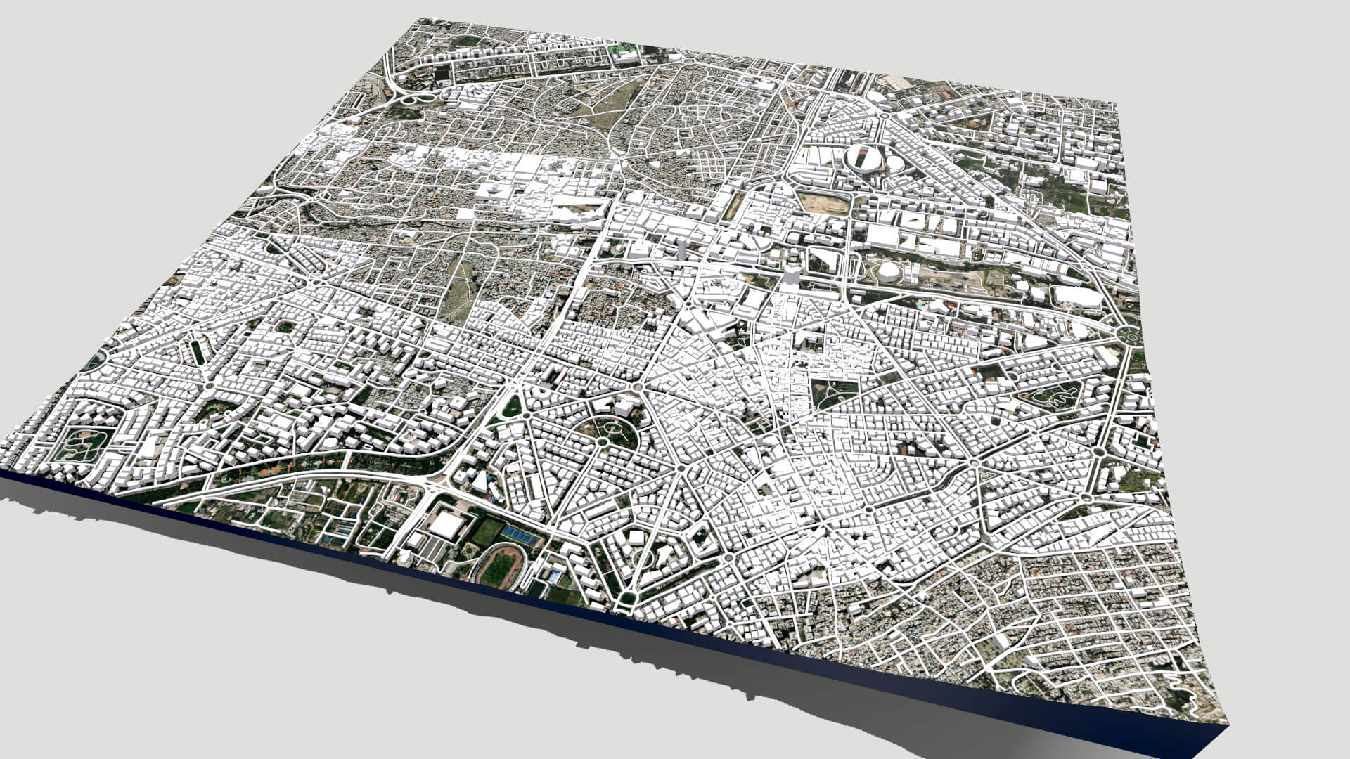Cityscape Damascus Syria - 3D Model by clickshop3d