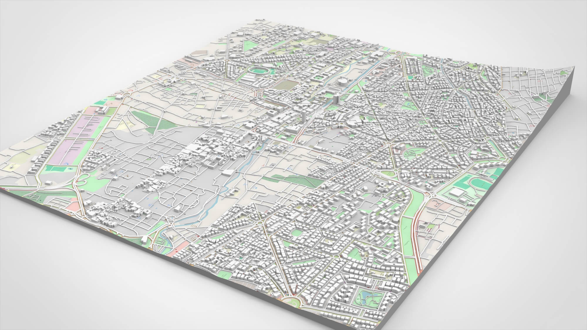 Cityscape Damascus Syria - 3D Model by clickshop3d