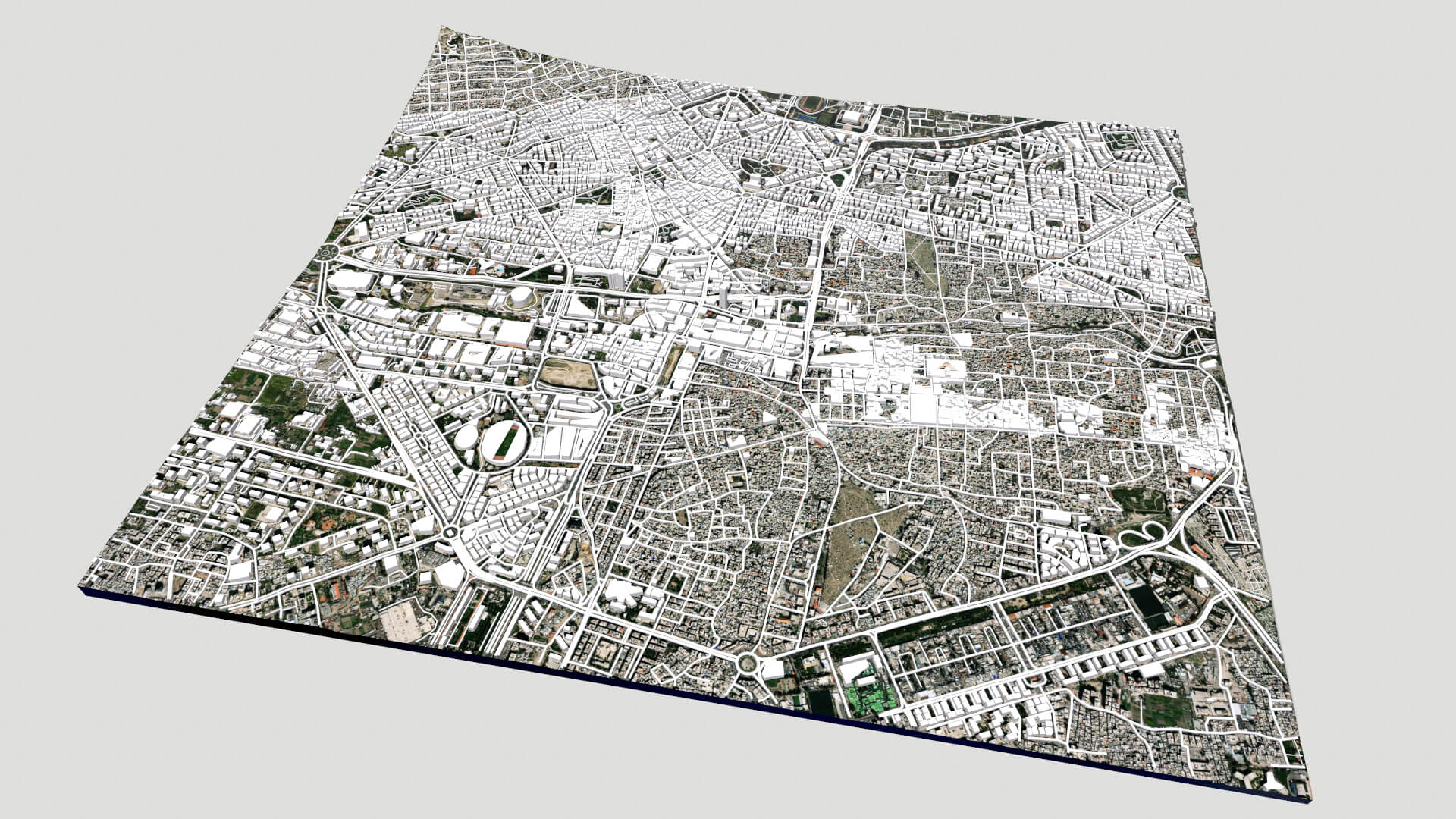 Cityscape Damascus Syria - 3D Model by clickshop3d
