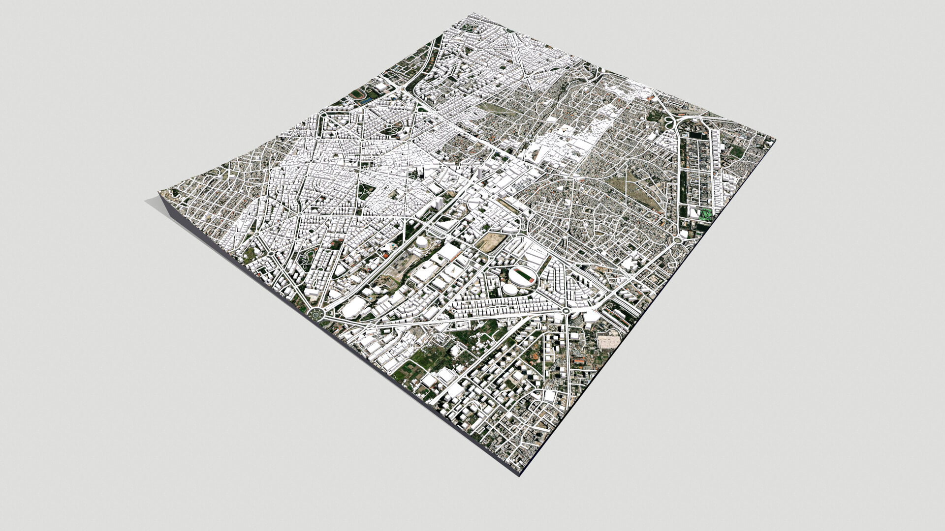 Cityscape Damascus Syria - 3D Model by clickshop3d