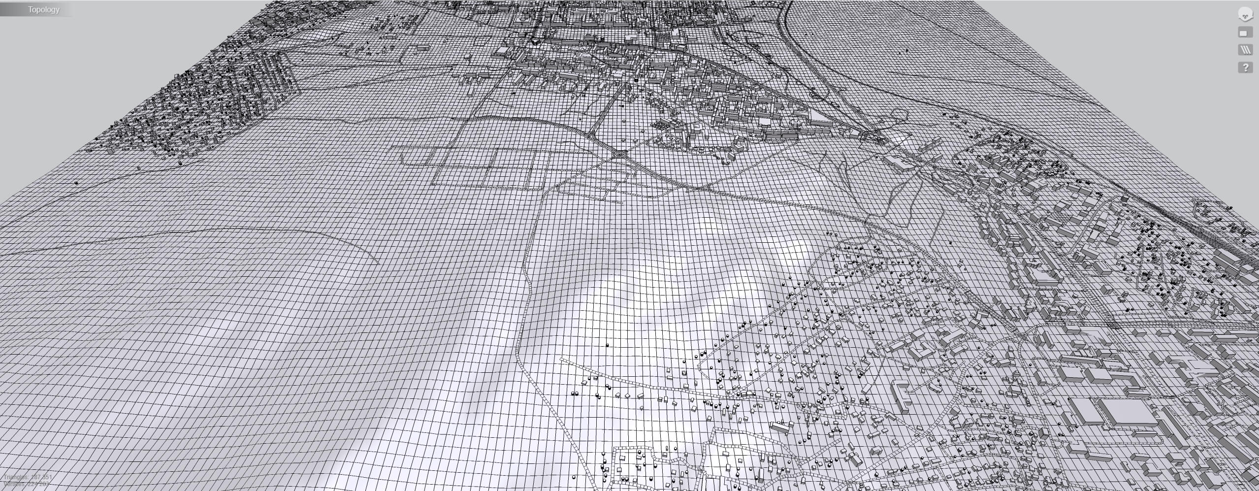 Cityscape Darkhan Mongolia - 3D Model by clickshop3d