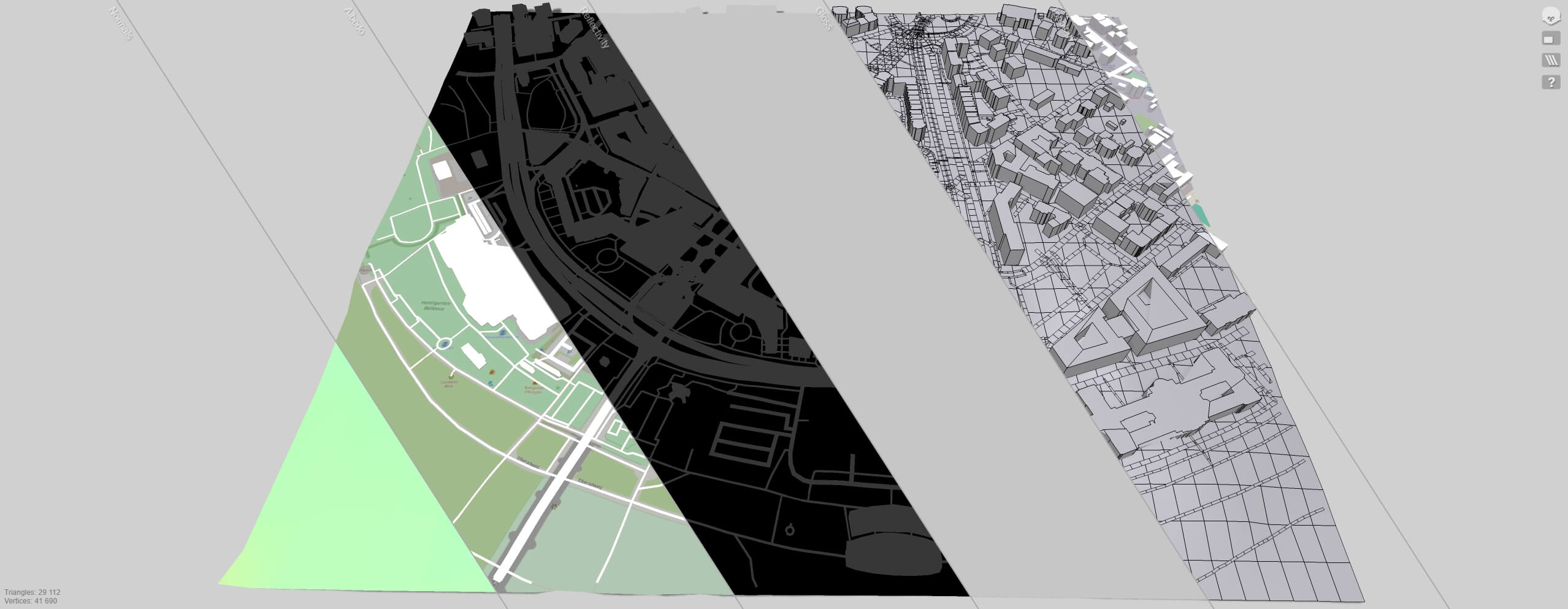 Cityscape Drezden Germany - 3D Model by clickshop3d