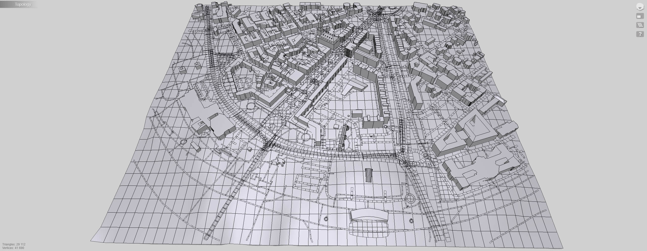 Cityscape Drezden Germany - 3D Model by clickshop3d
