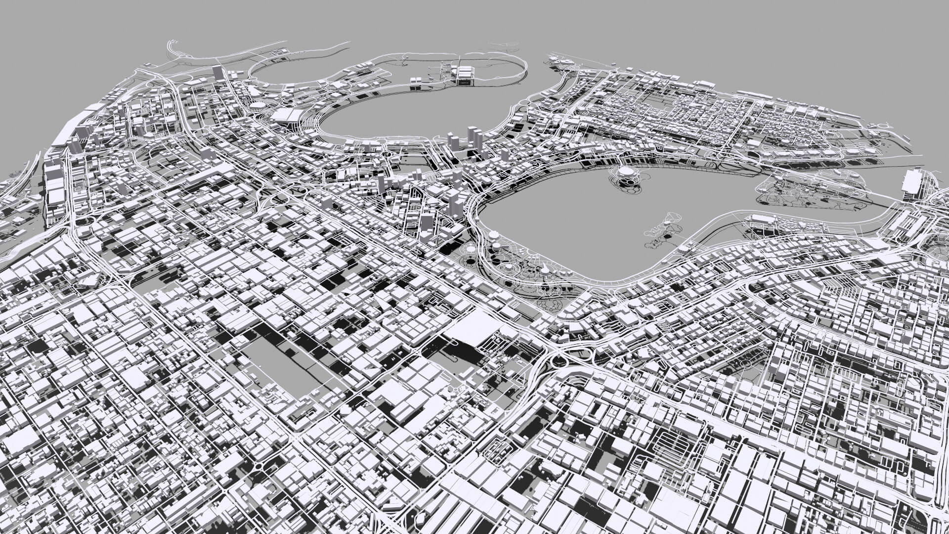 Cityscape Dubai Al Nanda UAE - 3D Model by clickshop3d