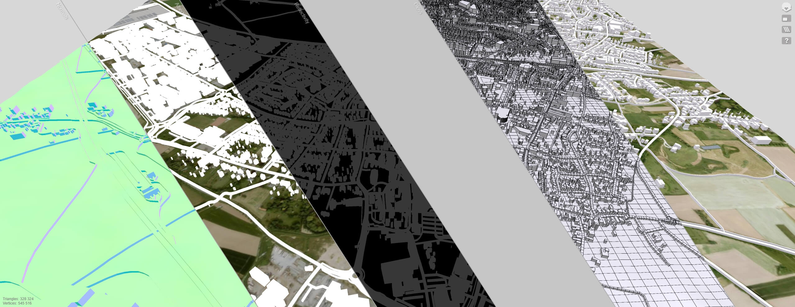 Cityscape Echt Netherlands - 3D Model by clickshop3d