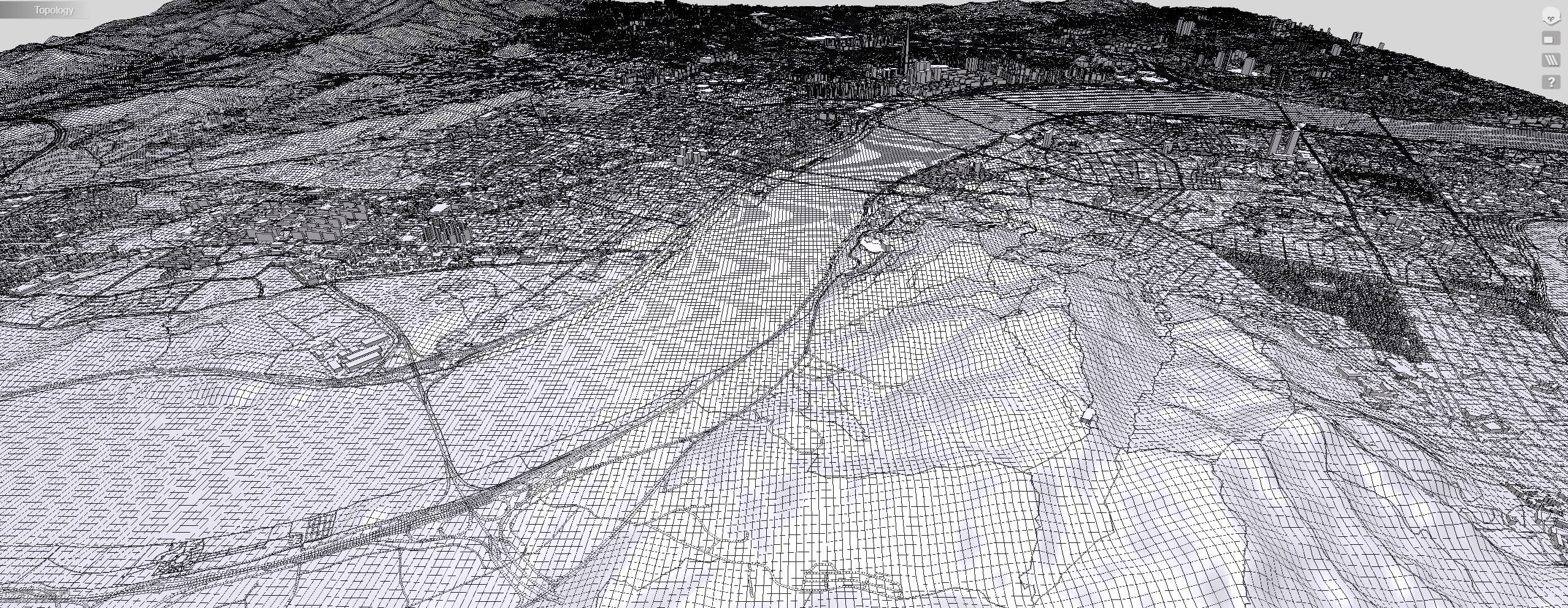 Cityscape Hanam South Korea - 3D Model by clickshop3d