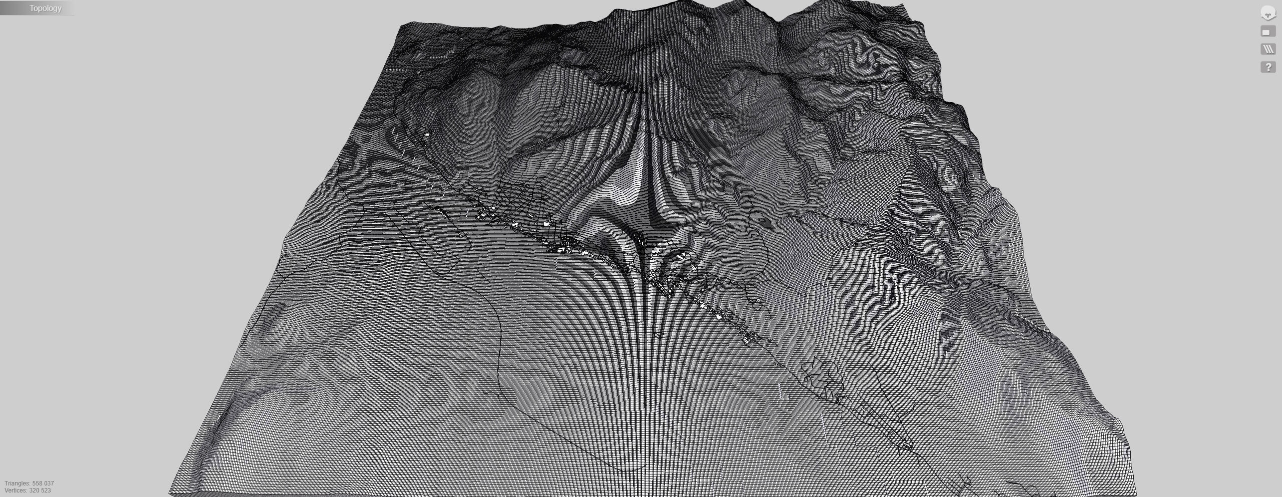 Cityscape Ketchikan Alaska - 3D Model by clickshop3d