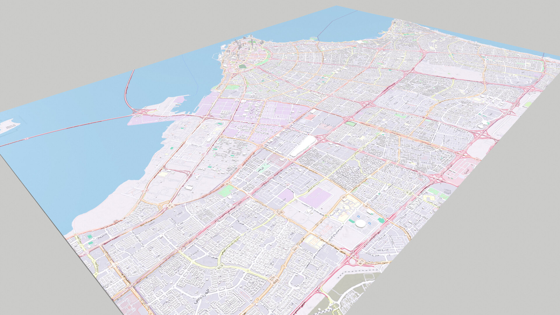 Cityscape Kuwait - 3D Model by clickshop3d