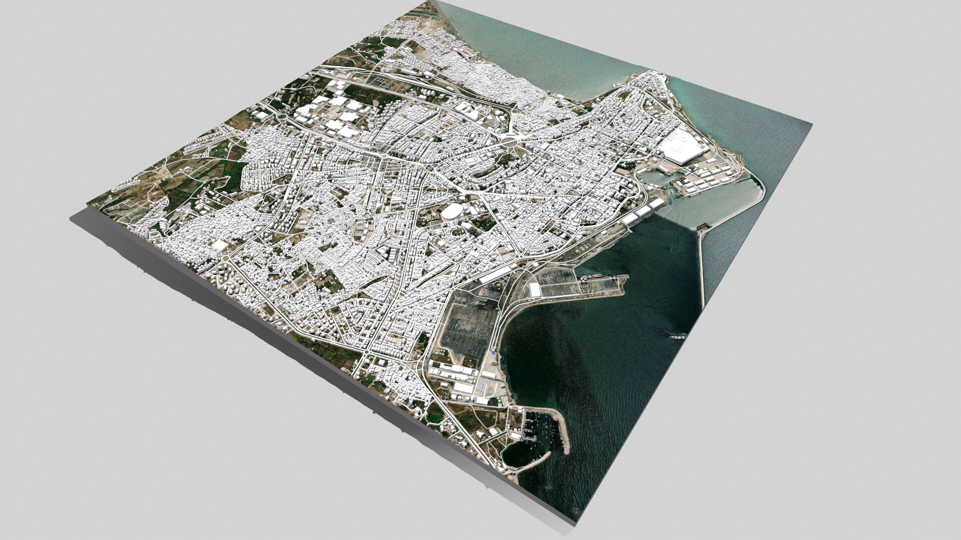 Cityscape Latakia Syria - 3D Model by clickshop3d