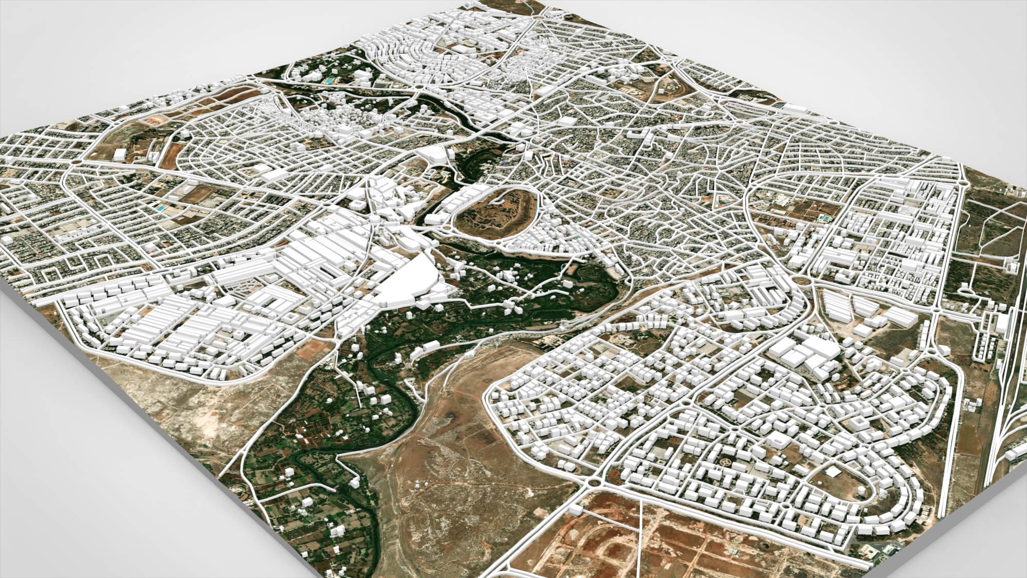 Cityscape Hama Syria - 3D Model by clickshop3d