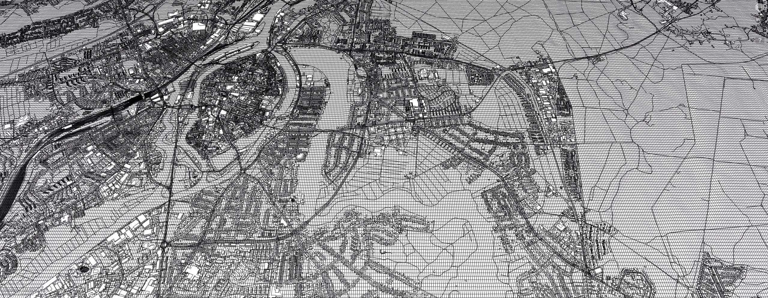 Cityscape Lubeck German - 3D Model by clickshop3d