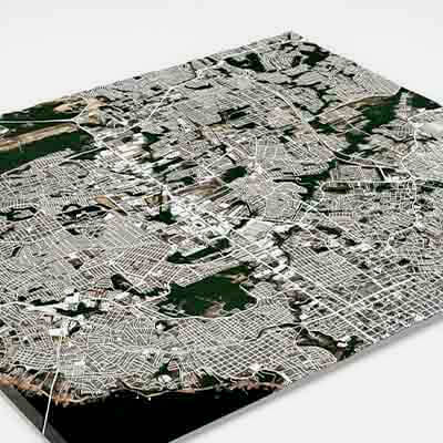Cityscape Manaus Brazil - 3D Model by clickshop3d