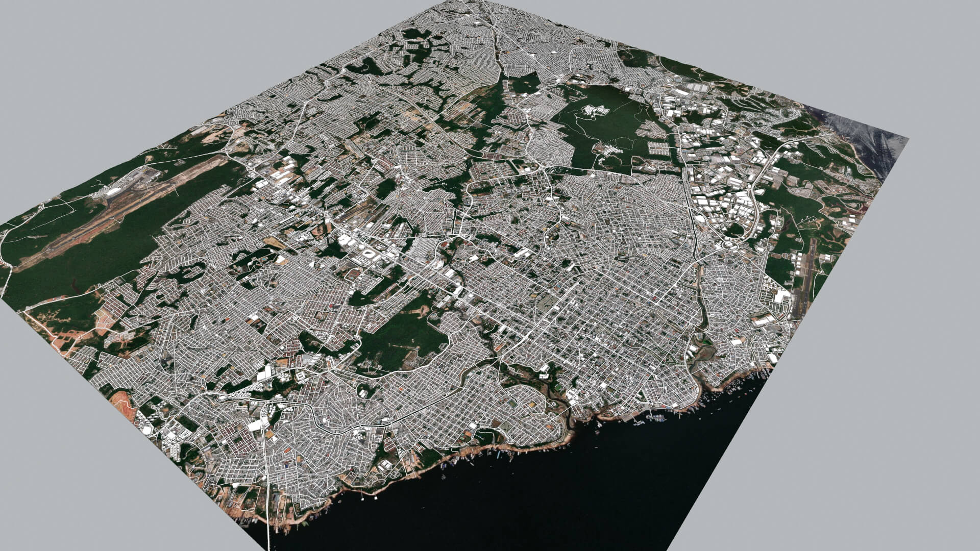 Cityscape Manaus Brazil - 3D Model by clickshop3d