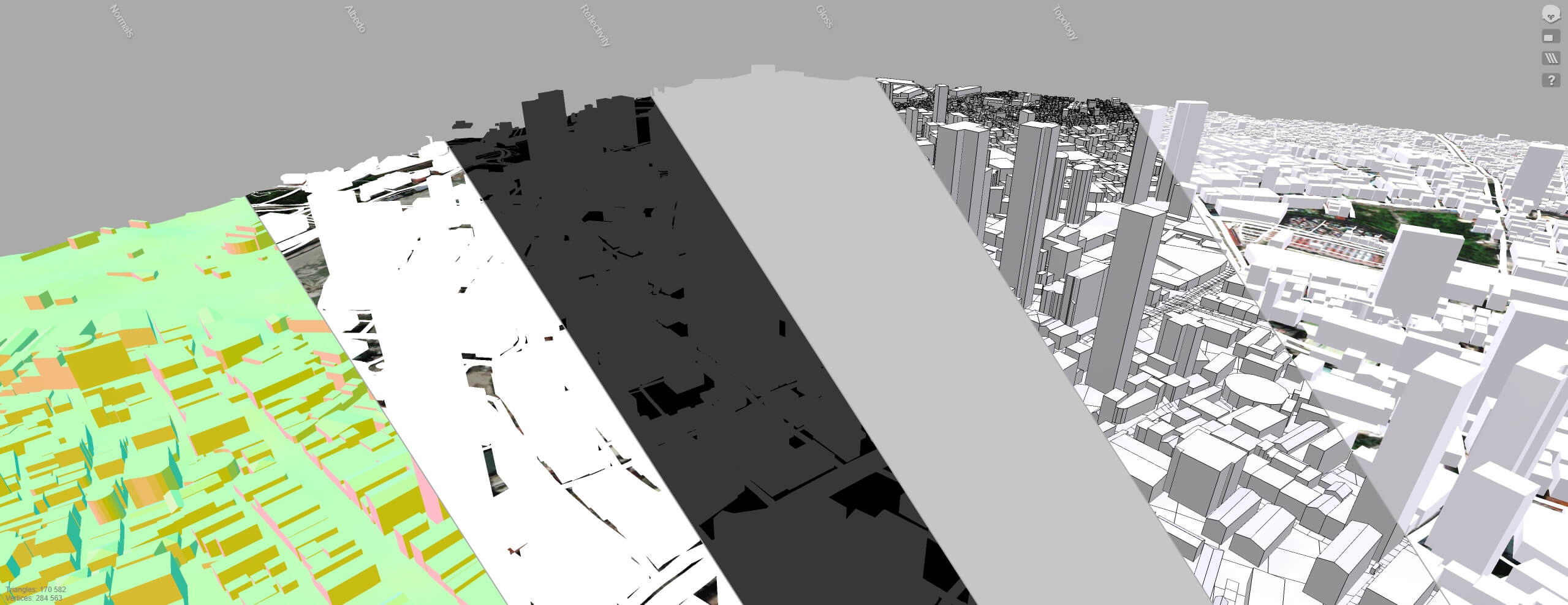 Cityscape Manila Philippines - 3D Model by clickshop3d