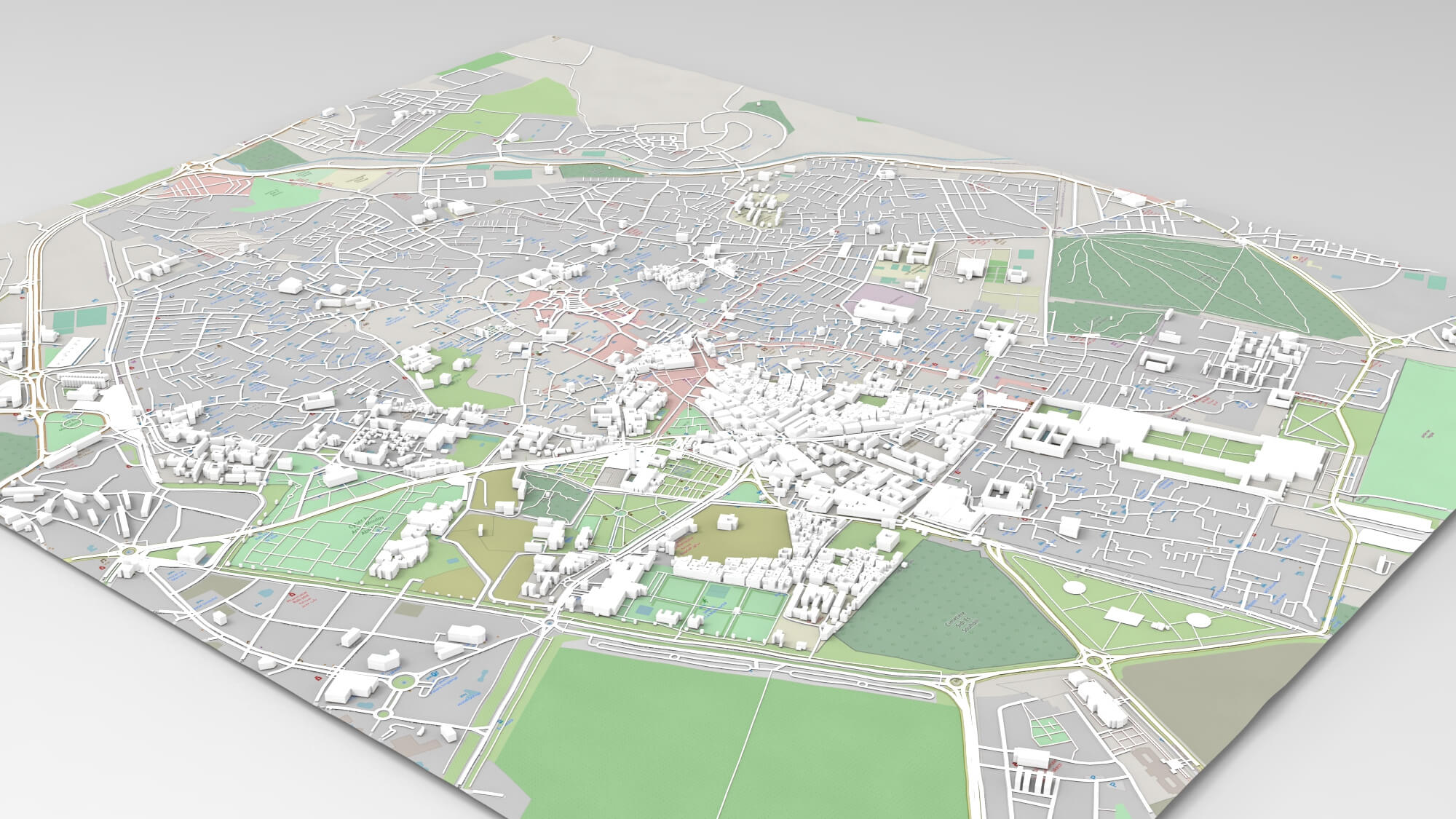 Cityscape Marrakesh Morocco - 3D Model by clickshop3d