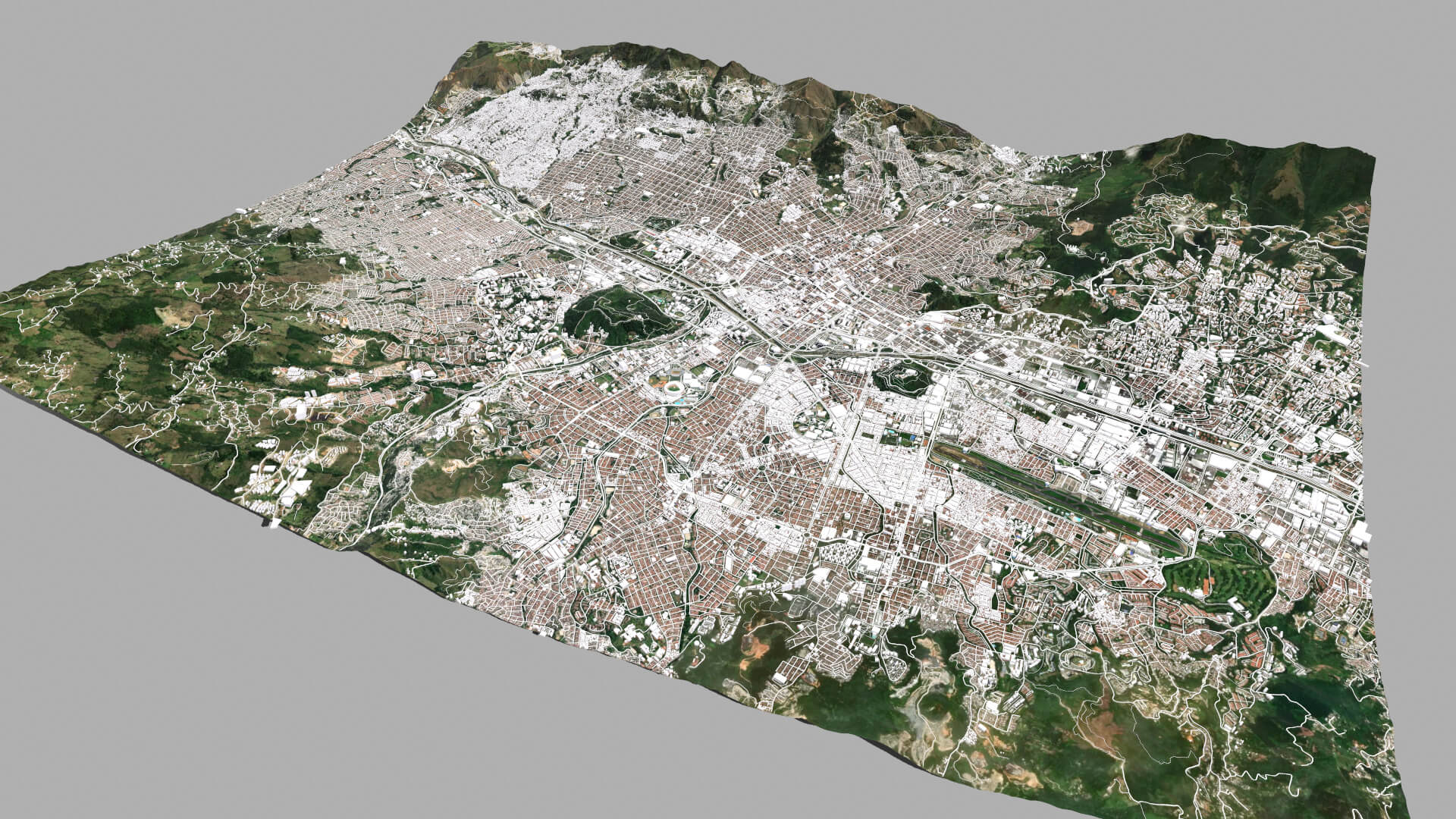 Cityscape Medelin Colombia - 3D Model by clickshop3d