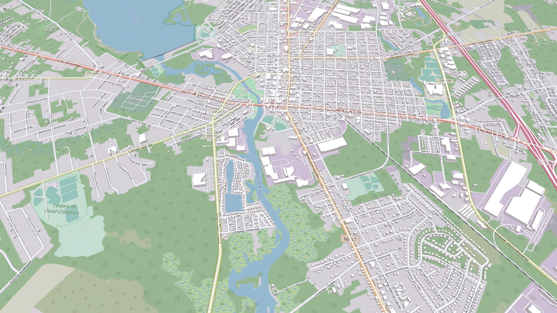 Cityscape Millville Minnesota USA - 3D Model by clickshop3d