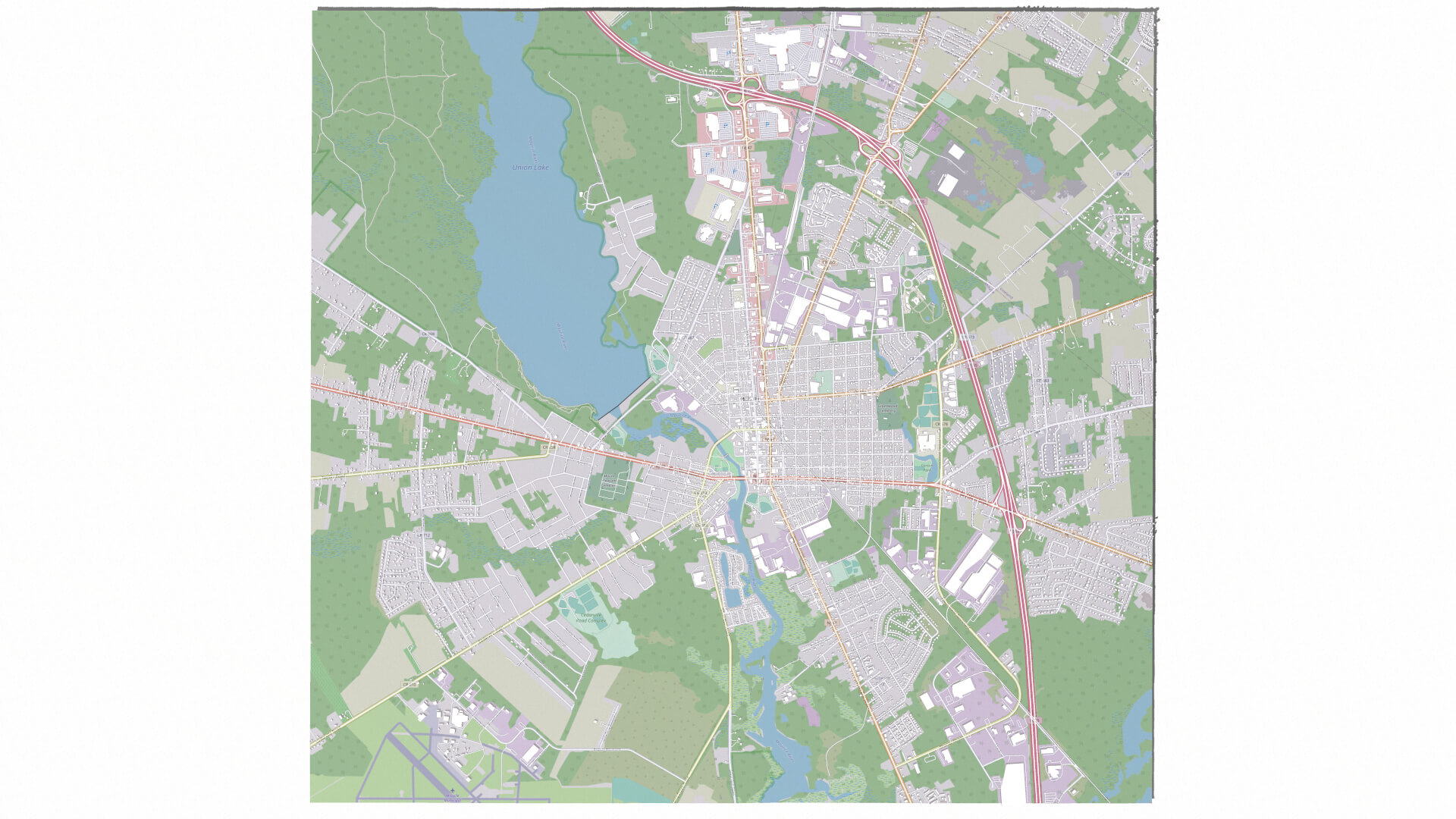 Cityscape Millville Minnesota USA - 3D Model by clickshop3d