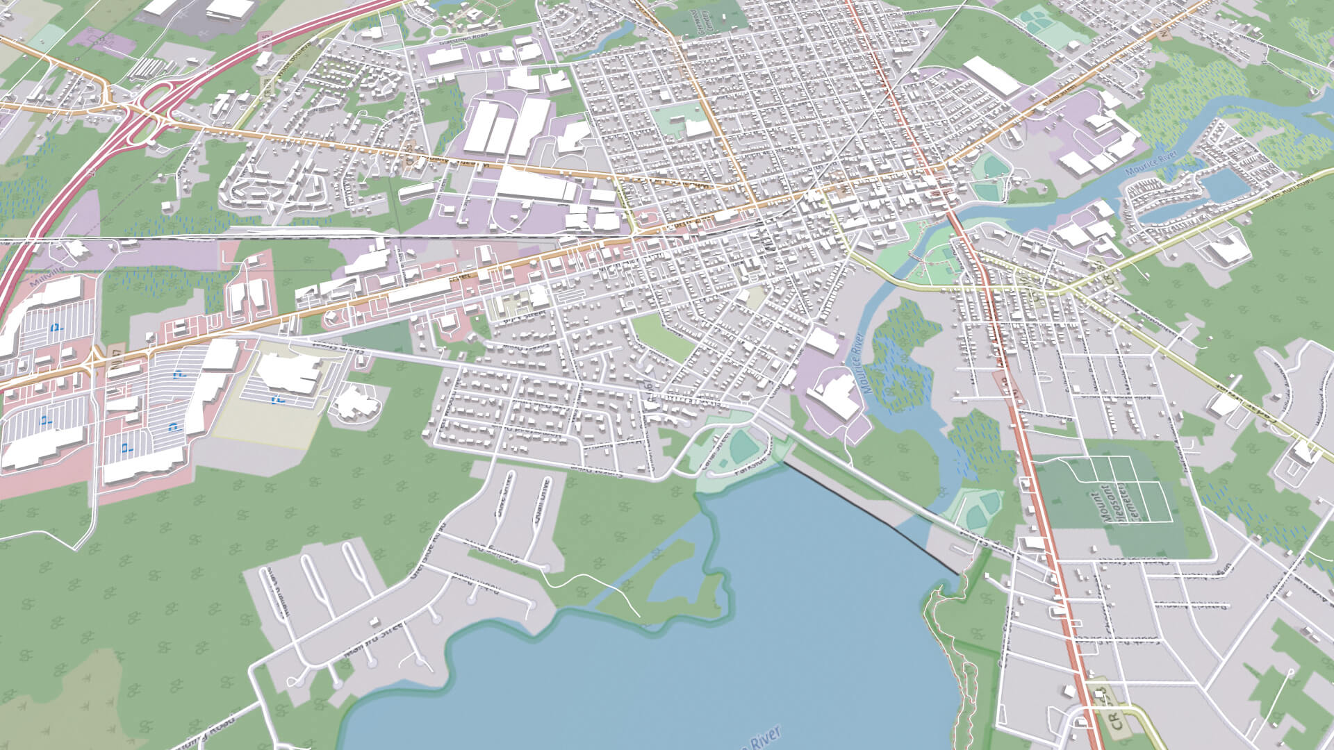 Cityscape Millville Minnesota USA - 3D Model by clickshop3d