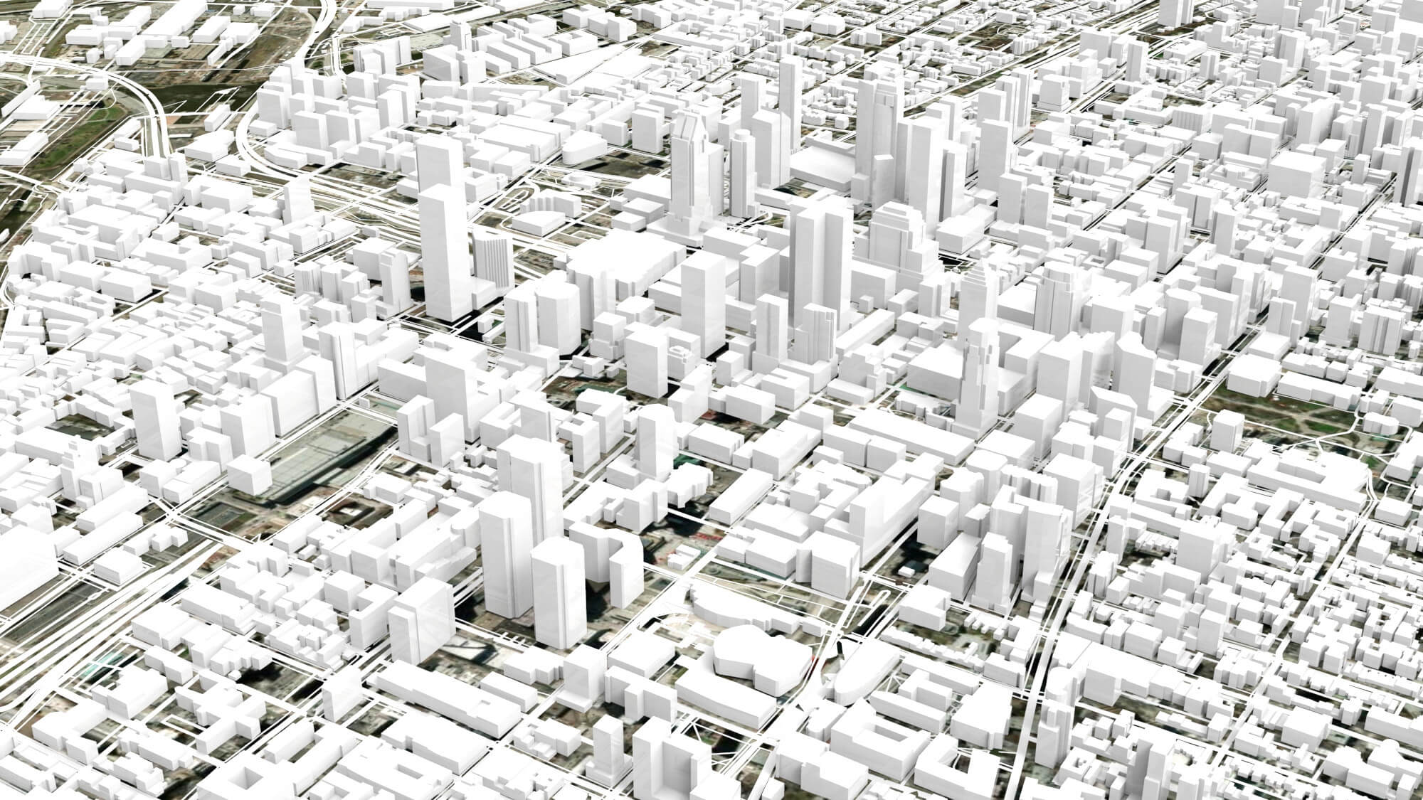Cityscape Montreal Canada - 3D Model by clickshop3d