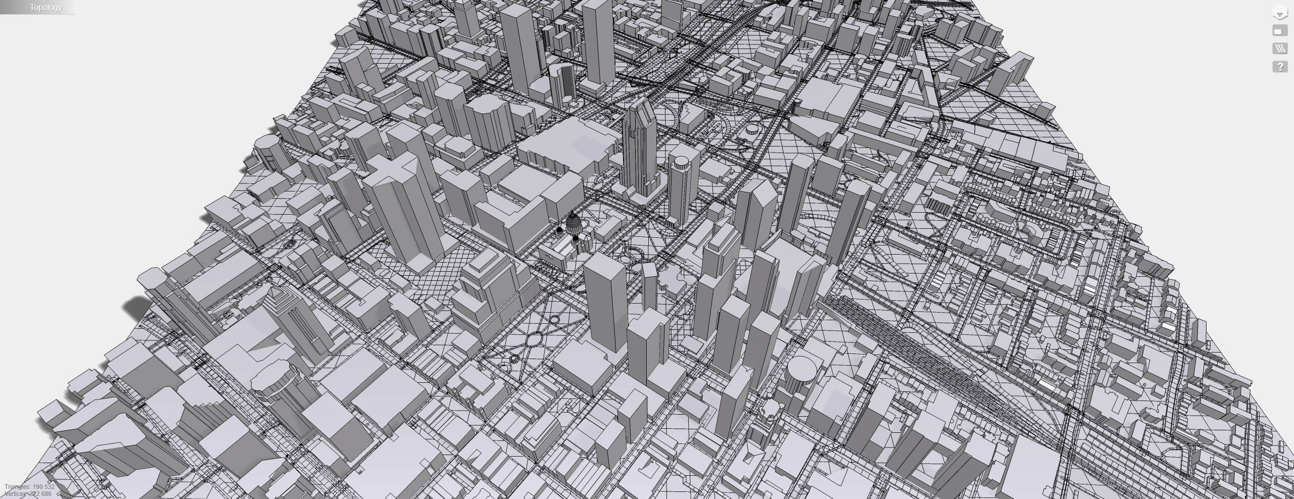 Cityscape Montreal Quebec Canada - 3D Model by clickshop3d
