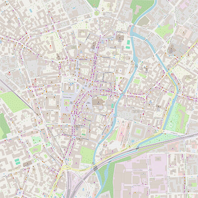 Cityscape Monza Italy - 3D Model by clickshop3d