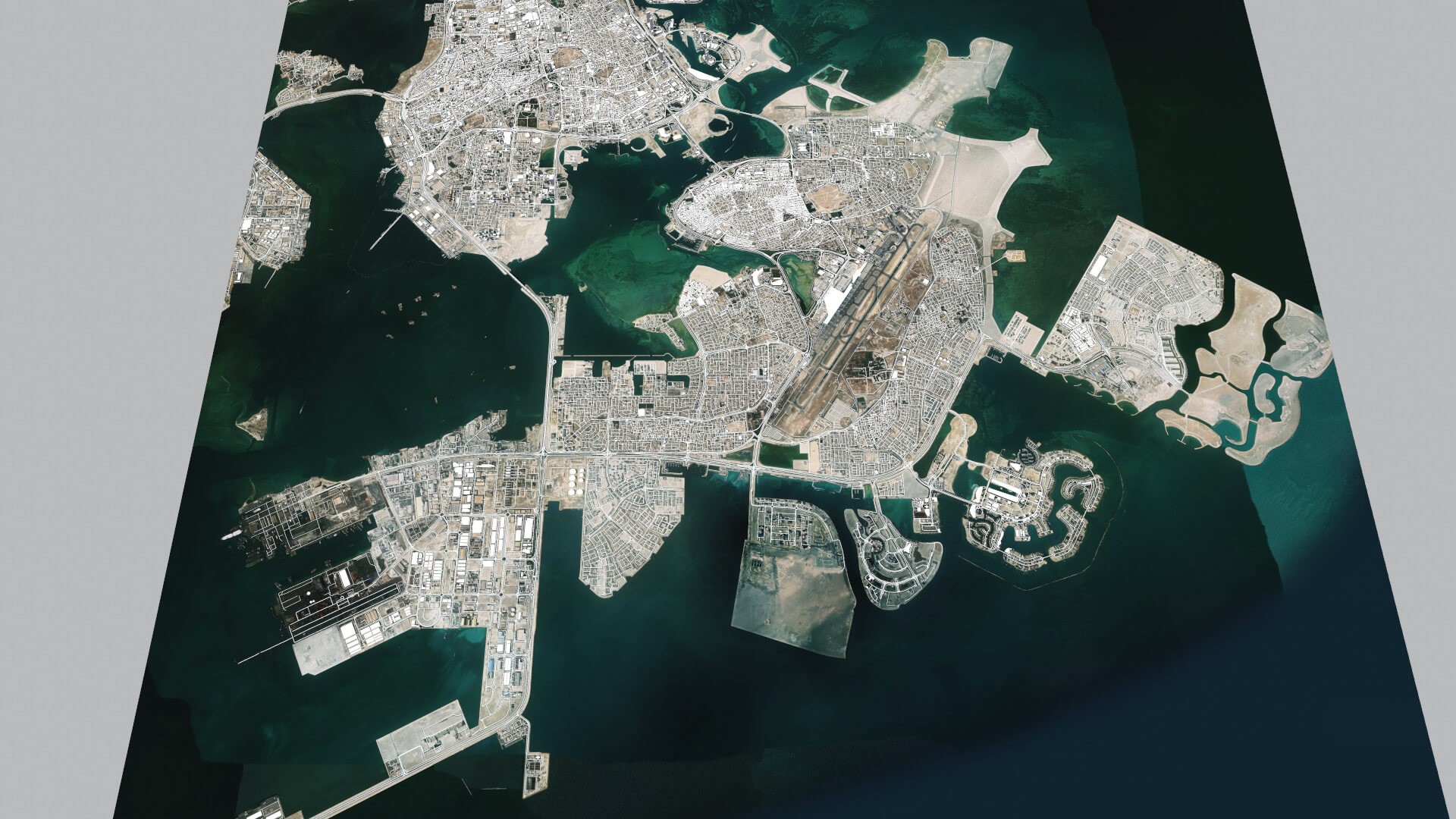 Cityscape Muharraq Bahrain - 3D Model by clickshop3d