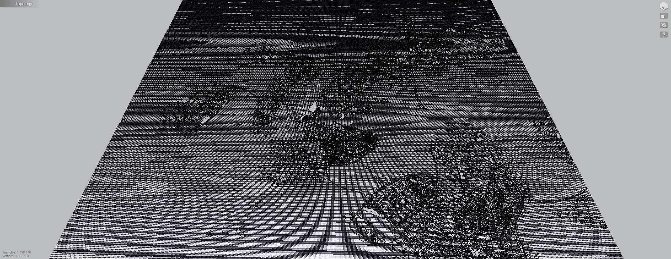 Cityscape Muharraq Bahrain - 3D Model by clickshop3d