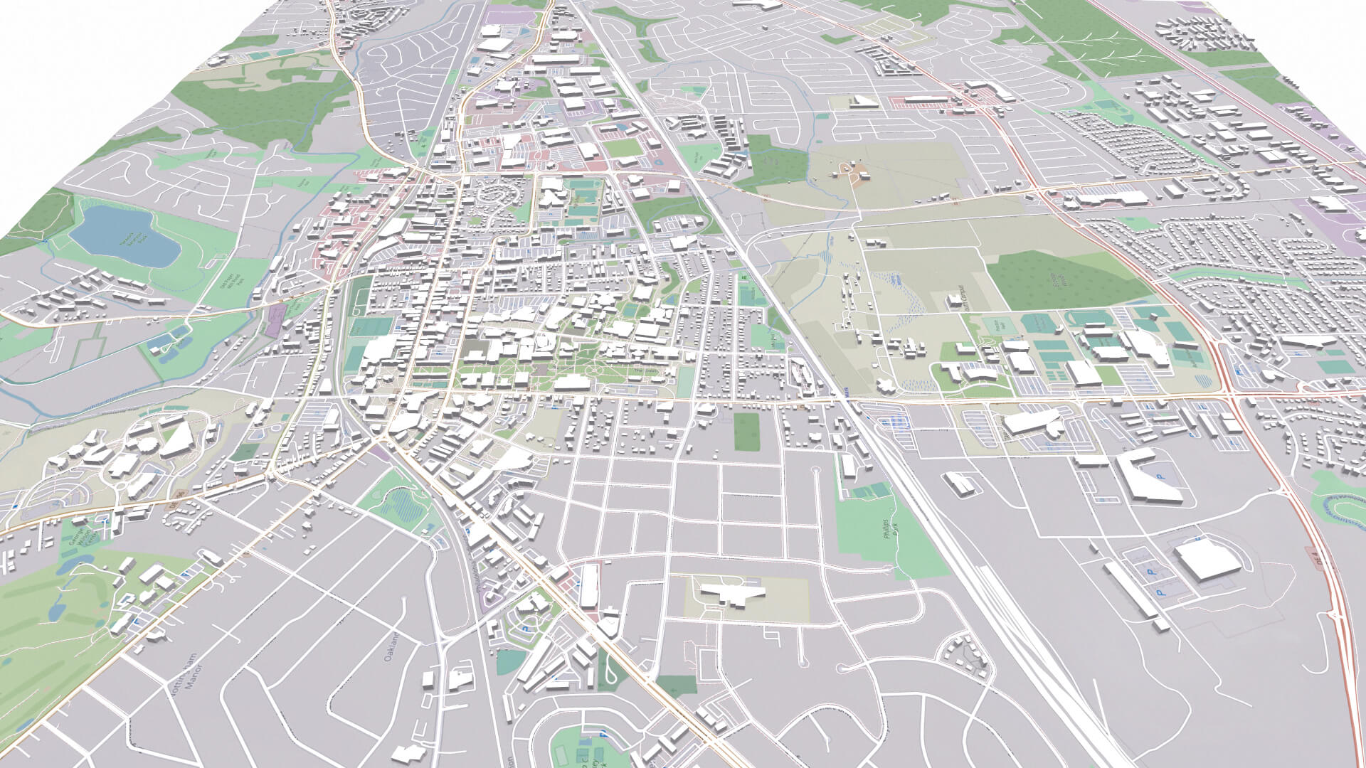 Cityscape Newark USA - 3D Model by clickshop3d