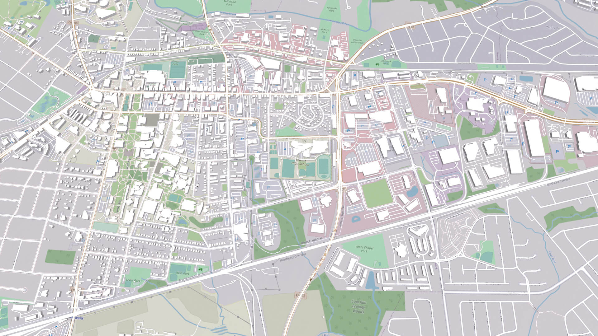 Cityscape Newark USA - 3D Model by clickshop3d