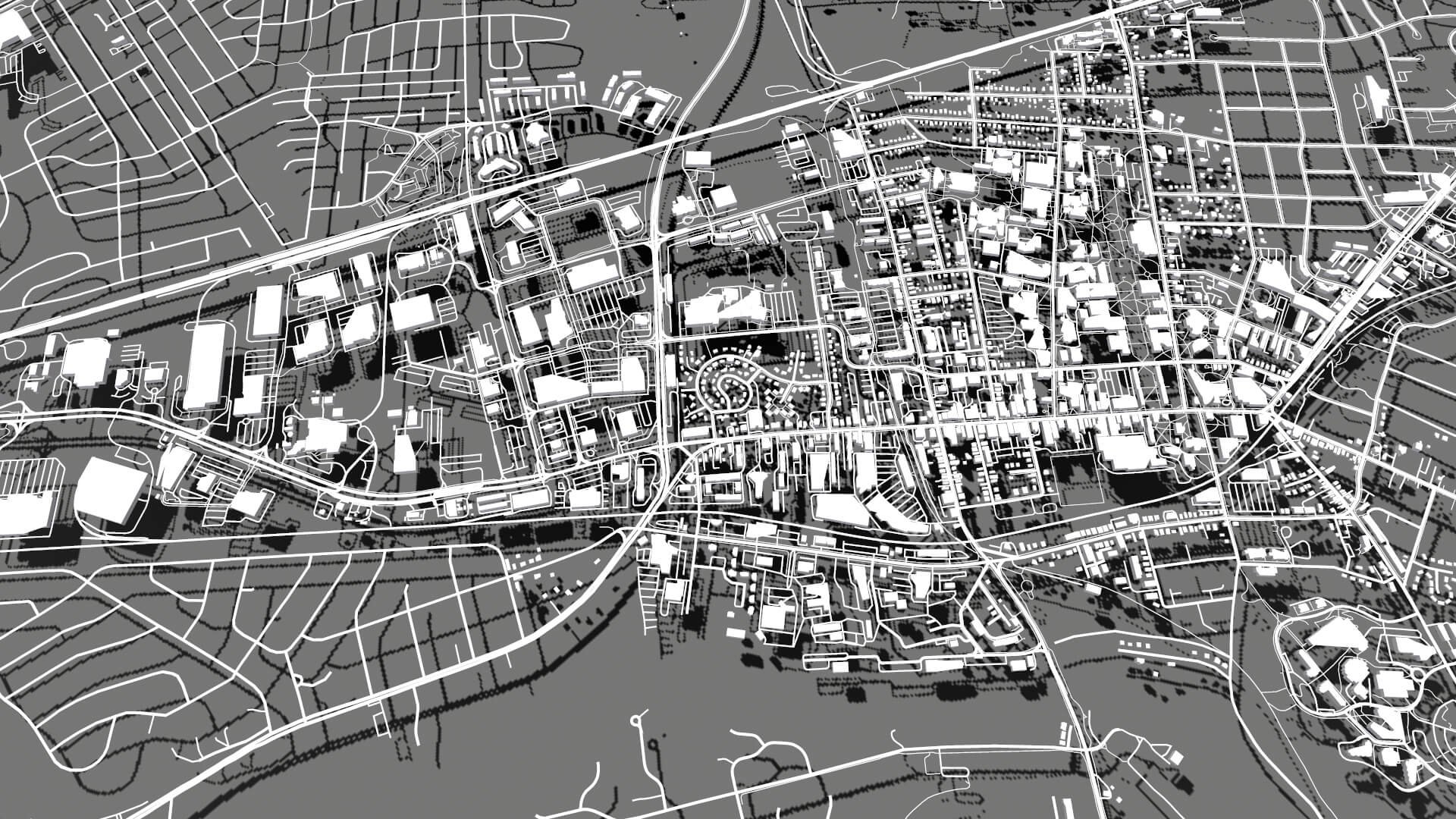 Cityscape Newark USA - 3D Model by clickshop3d