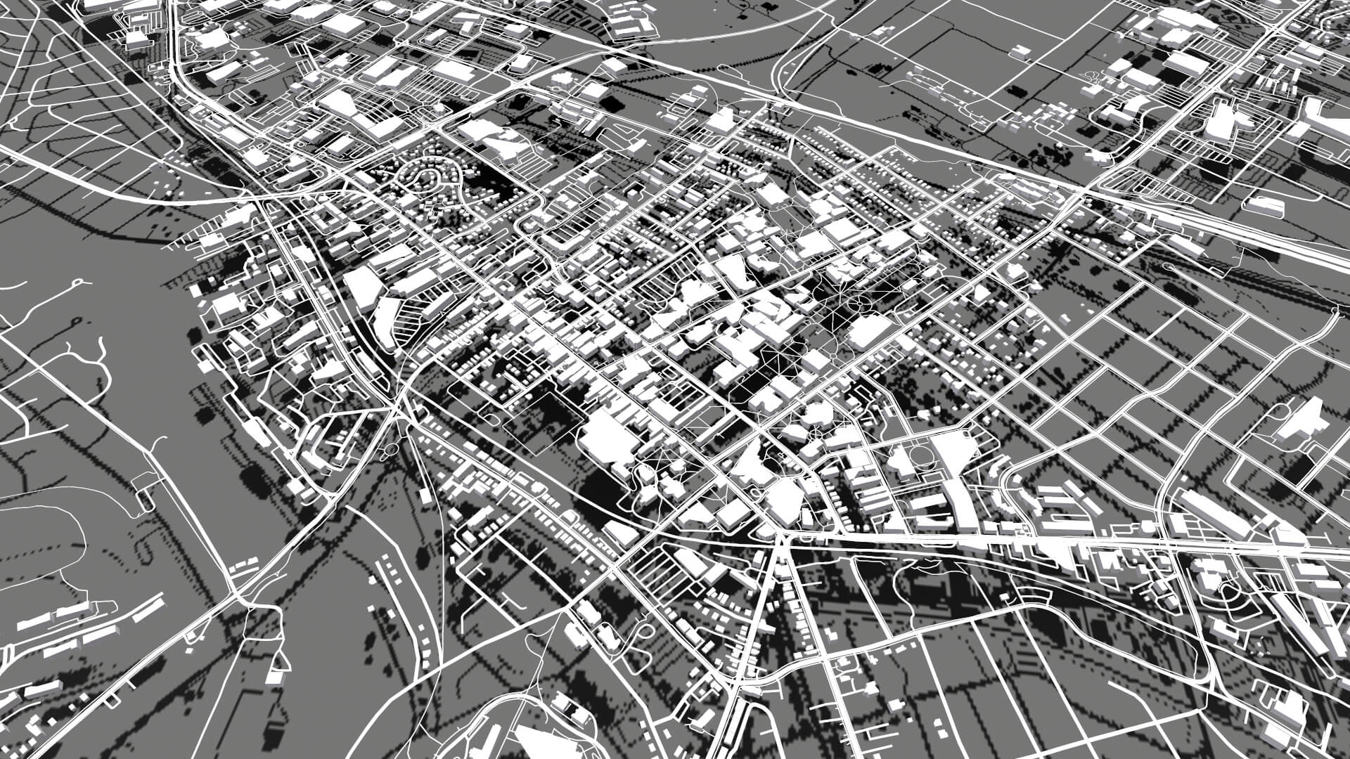 Cityscape Newark USA - 3D Model by clickshop3d