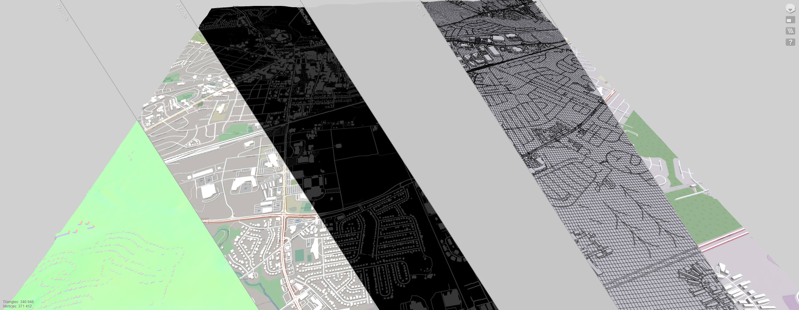 Cityscape Newark USA - 3D Model by clickshop3d