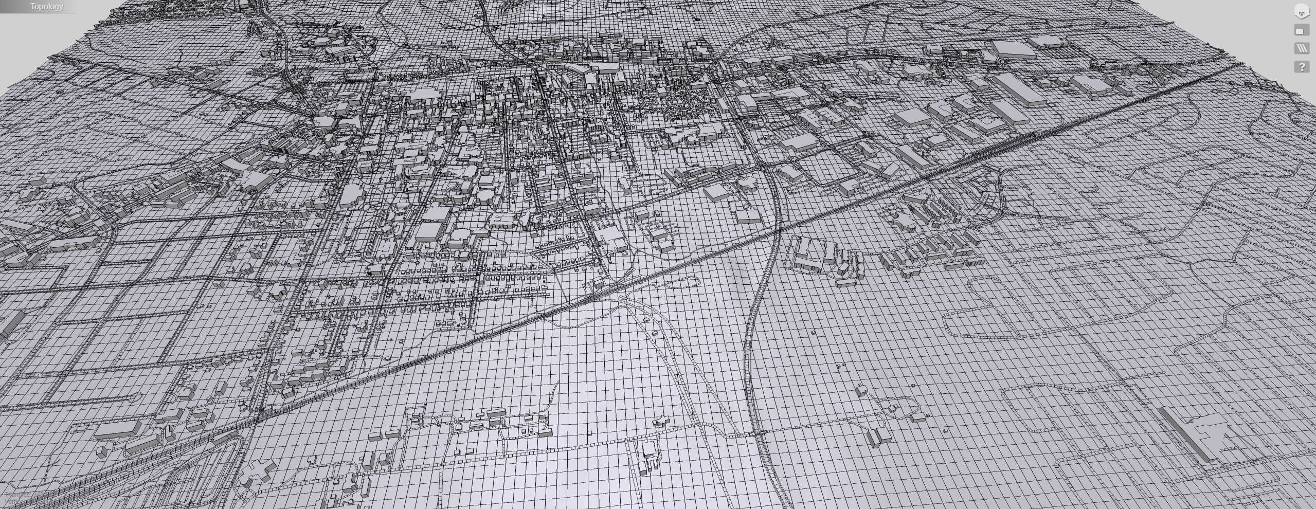 Cityscape Newark USA - 3D Model by clickshop3d