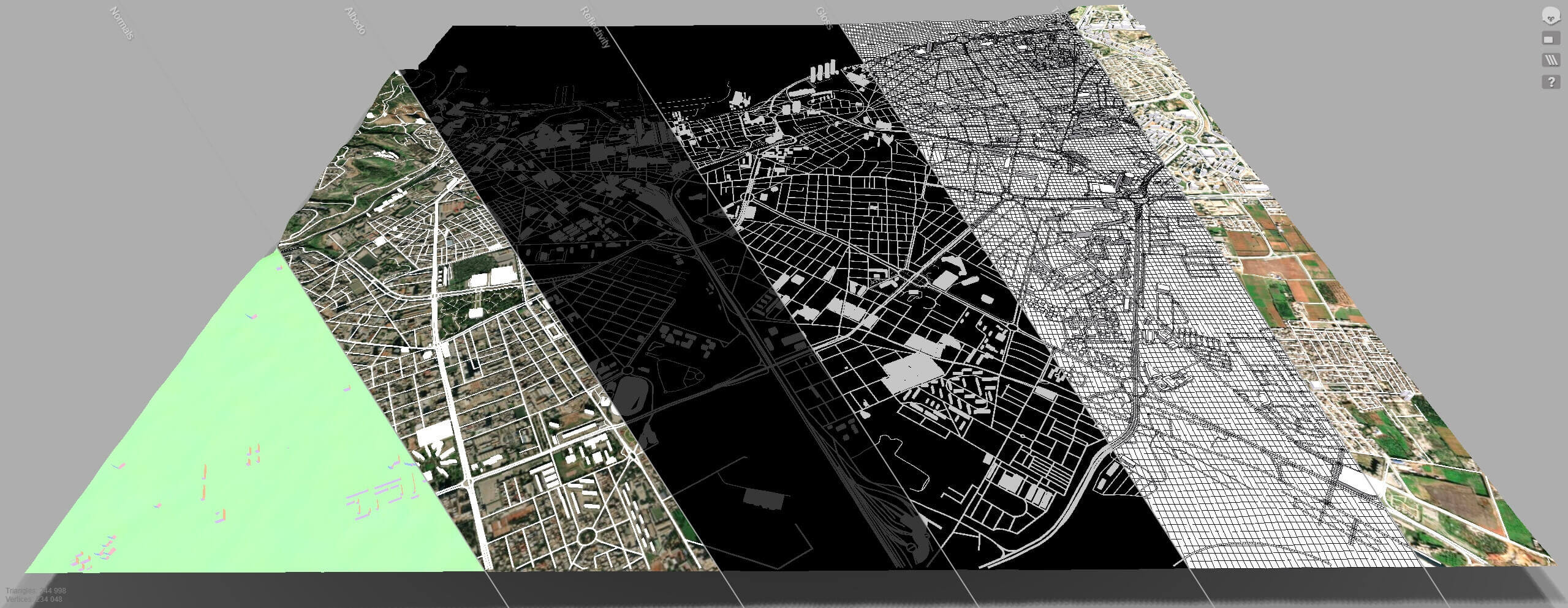 Cityscape Oran Algeria - 3D Model by clickshop3d