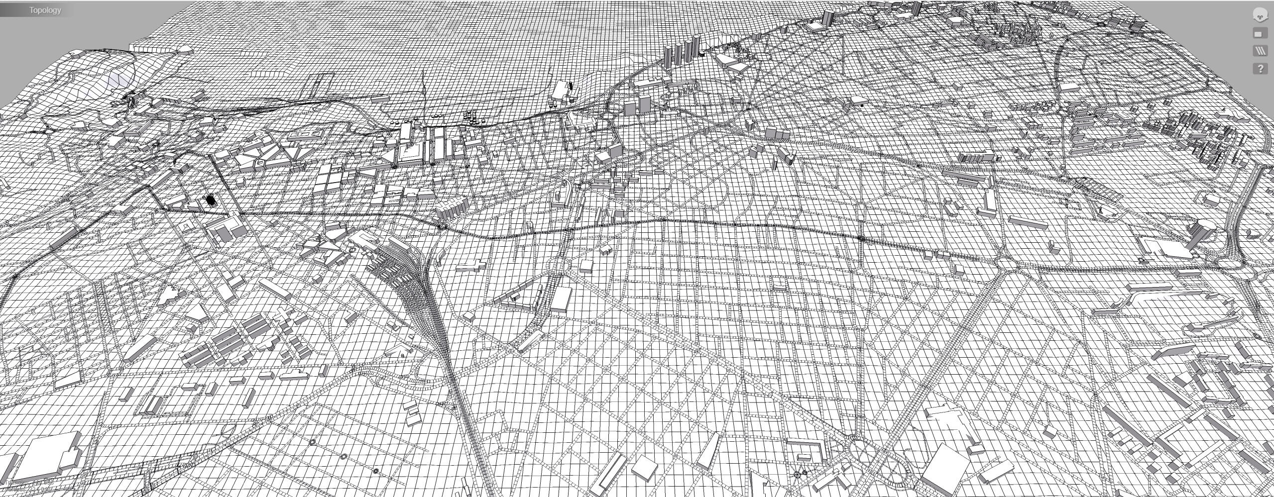 Cityscape Oran Algeria - 3D Model by clickshop3d