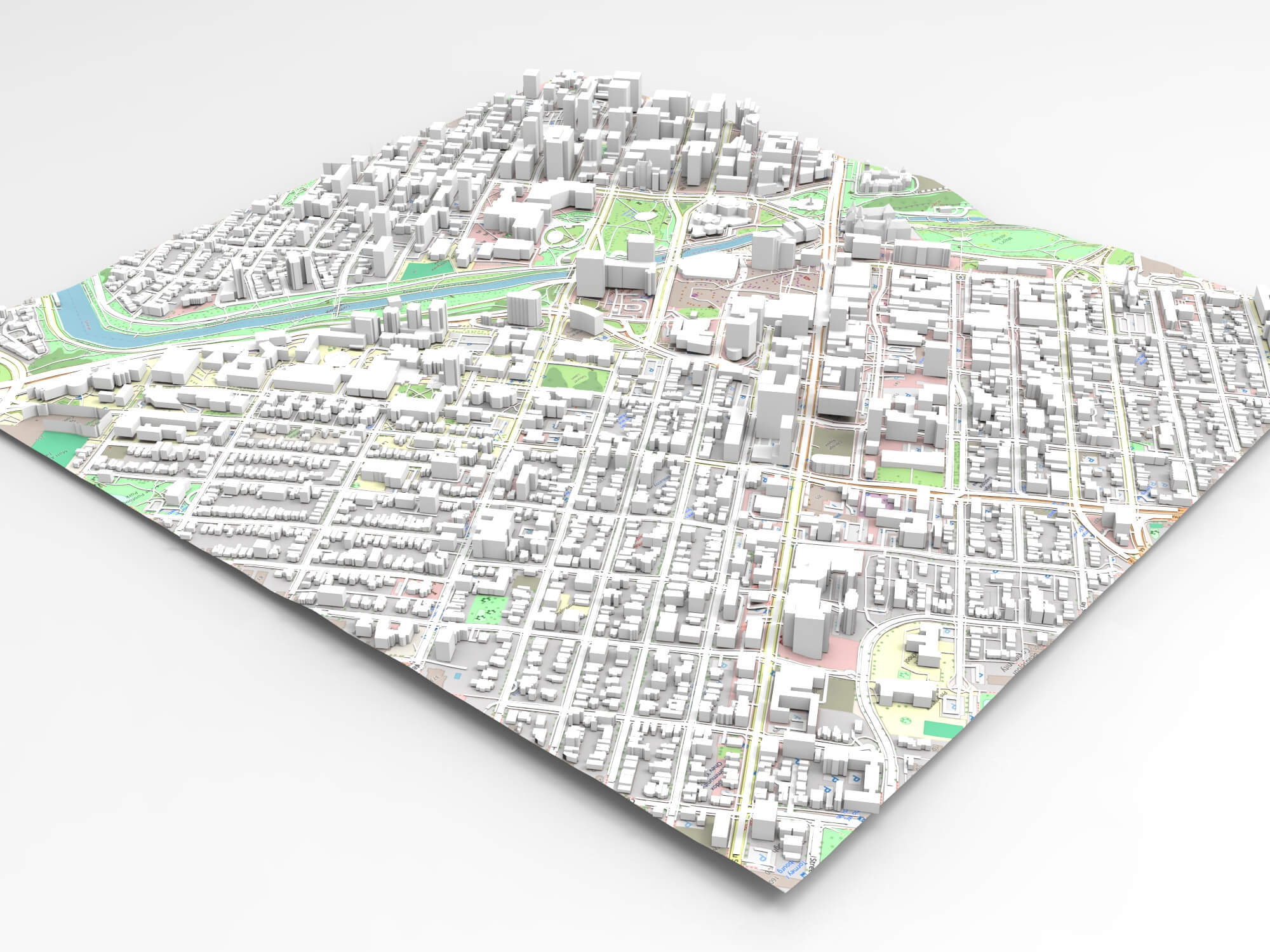 Cityscape Ottawa Canada - 3D Model by clickshop3d