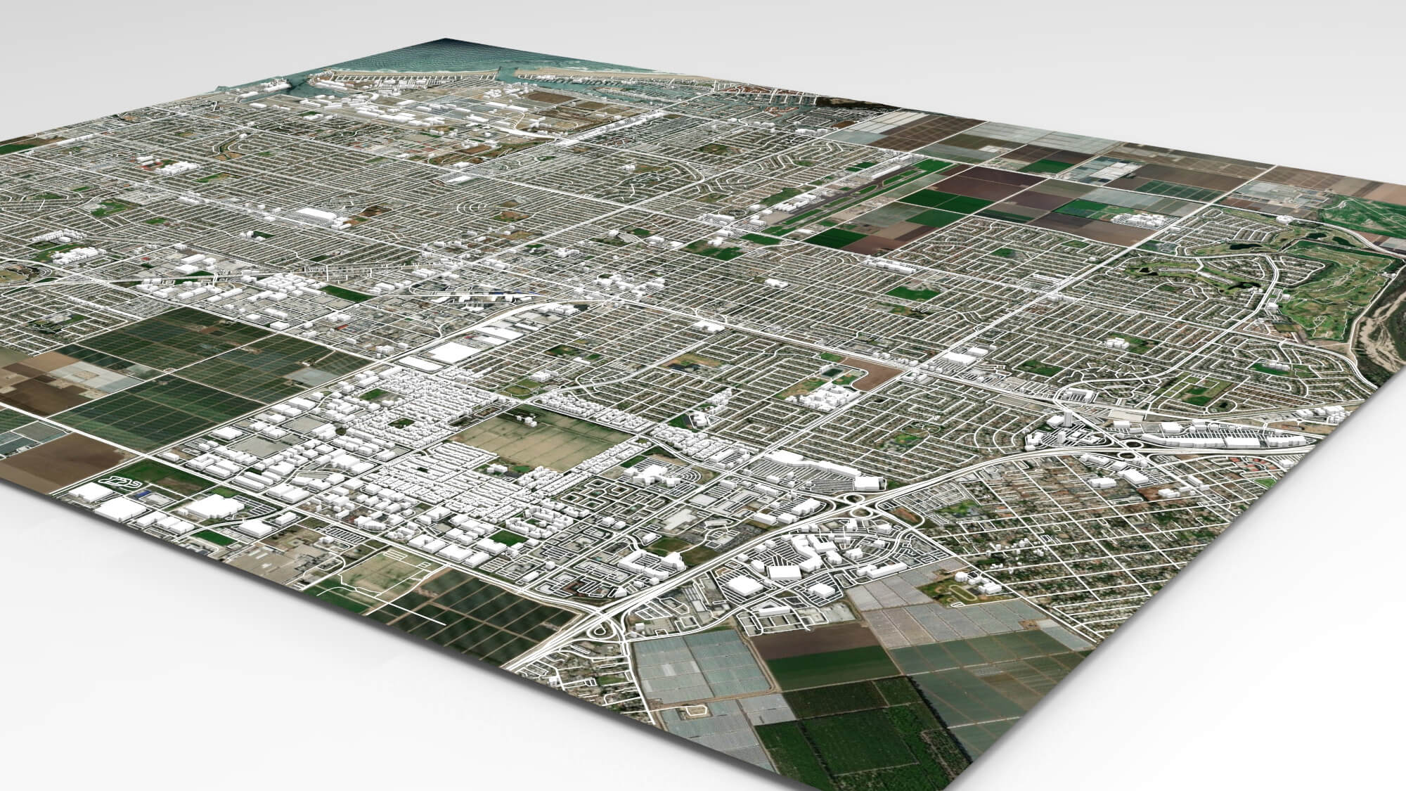 Cityscape Oxnard California USA - 3D Model by clickshop3d