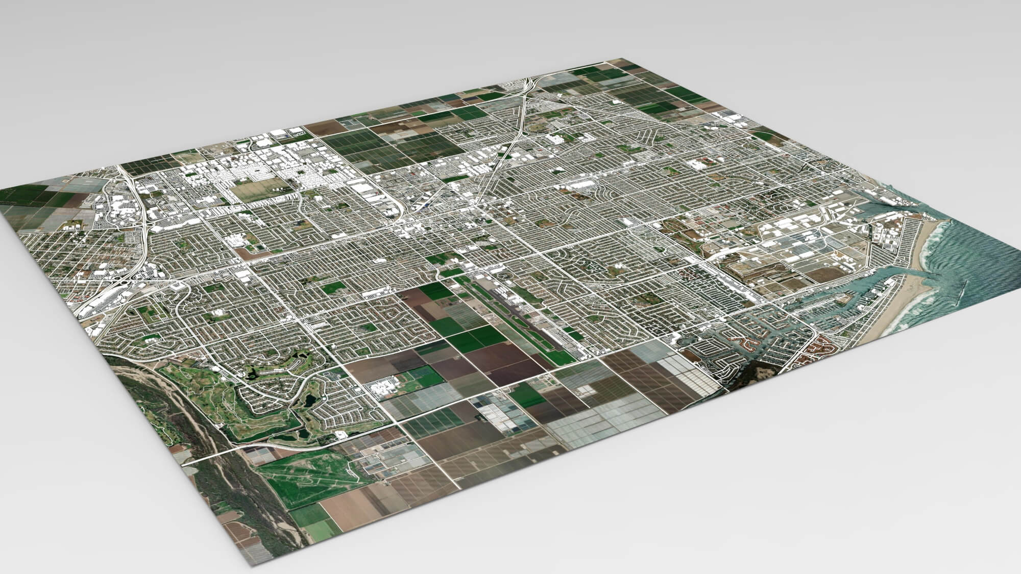Cityscape Oxnard California USA - 3D Model by clickshop3d