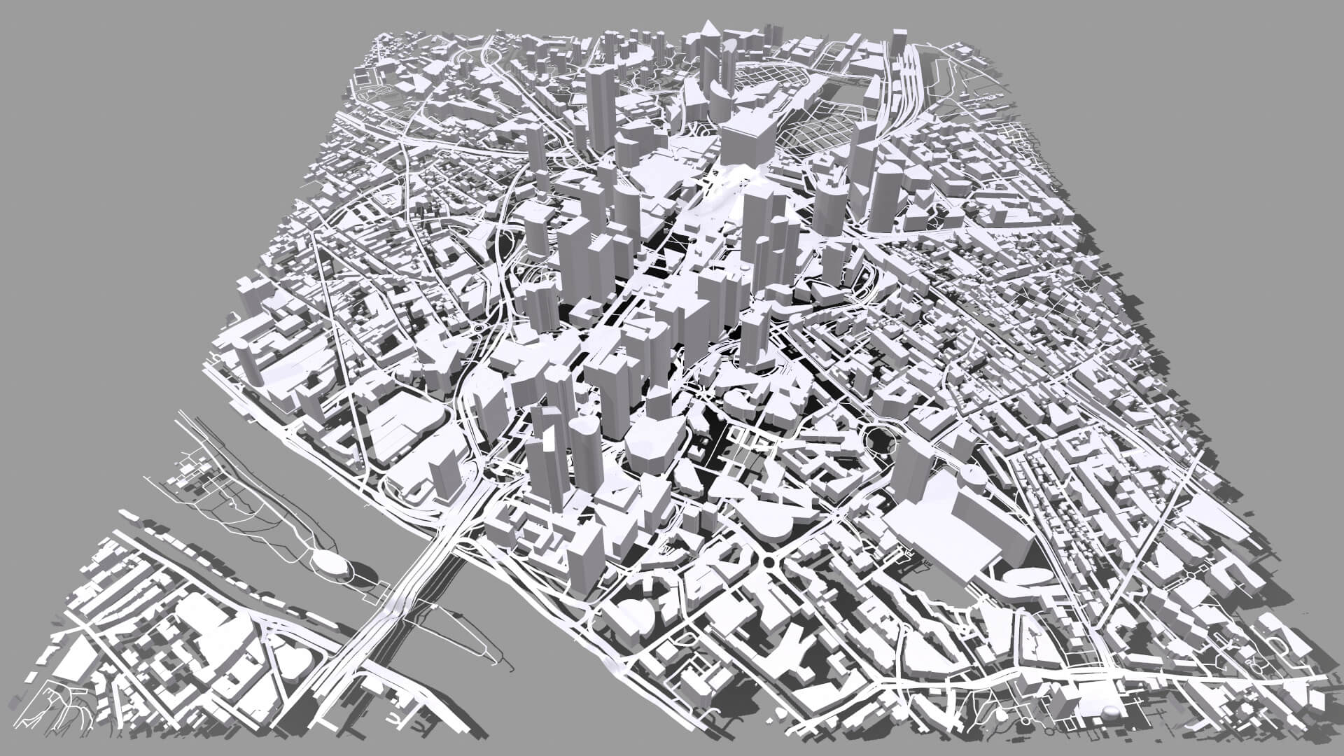 Cityscape Paris France Fragment City - 3D Model by clickshop3d