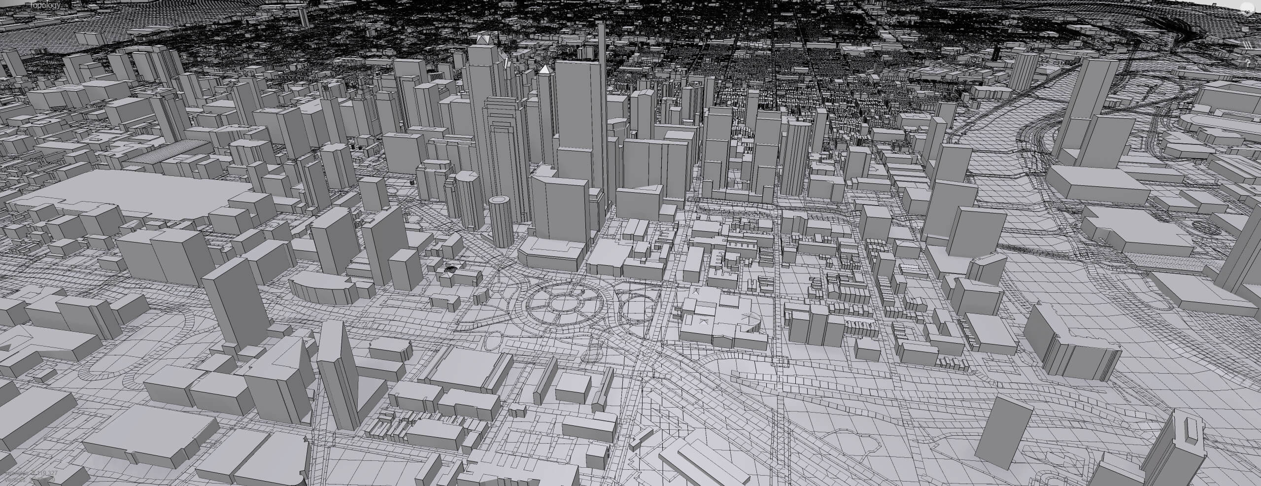 Cityscape Philadelphia Pennsylvania USA - 3D Model by clickshop3d