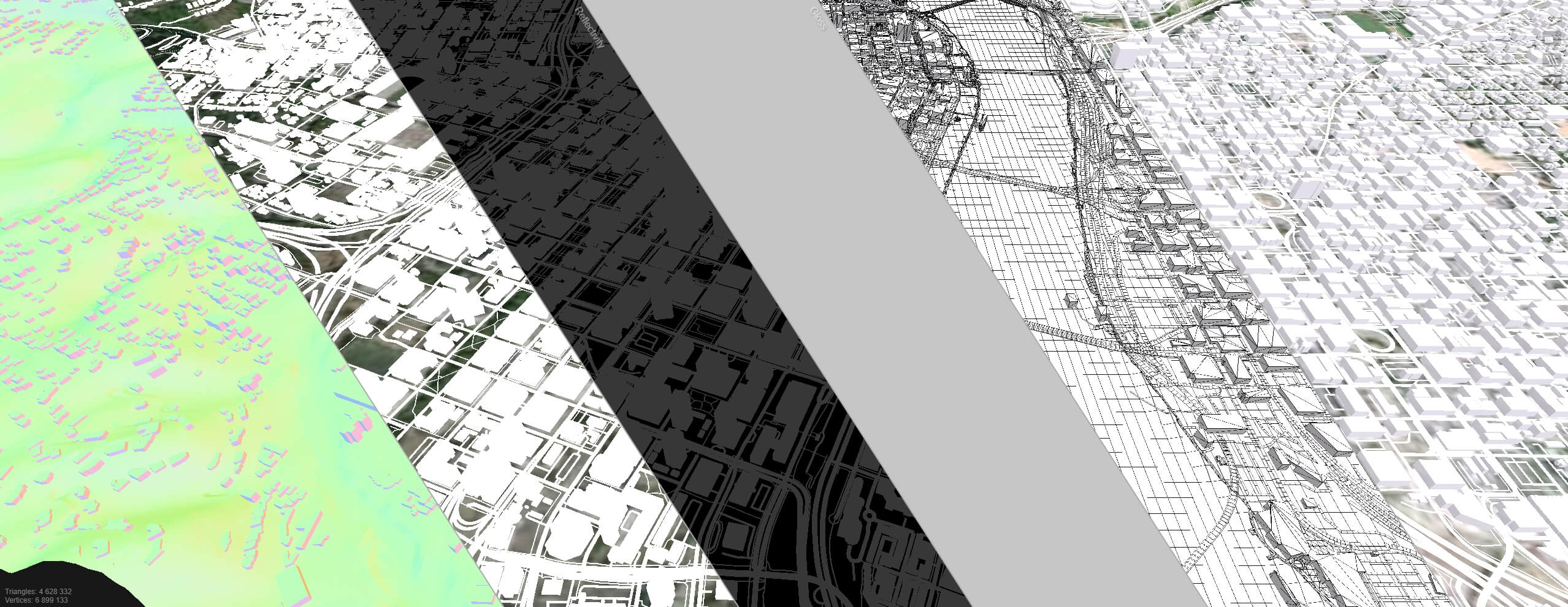 Cityscape Portland USA - 3D Model by clickshop3d