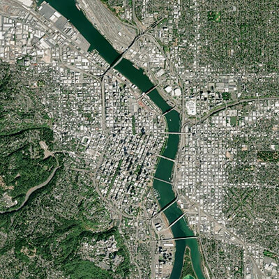 Cityscape Portland USA - 3D Model by clickshop3d