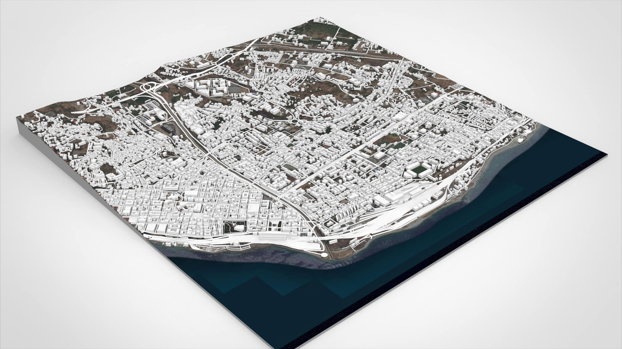 Cityscape Reggio Calabria Italy - 3D Model by clickshop3d