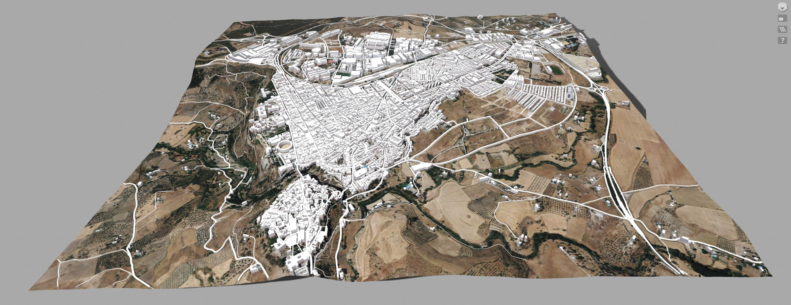 Cityscape Ronda Italy - 3D Model by clickshop3d