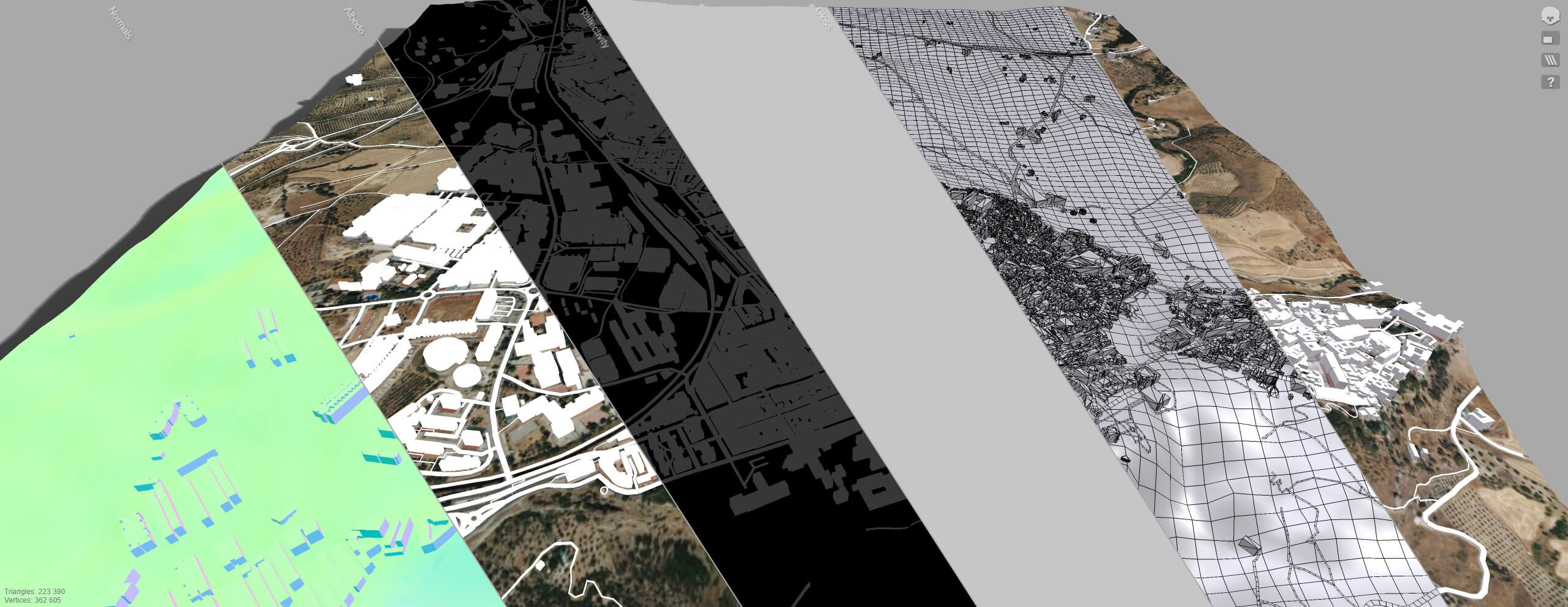 Cityscape Ronda Italy - 3D Model by clickshop3d