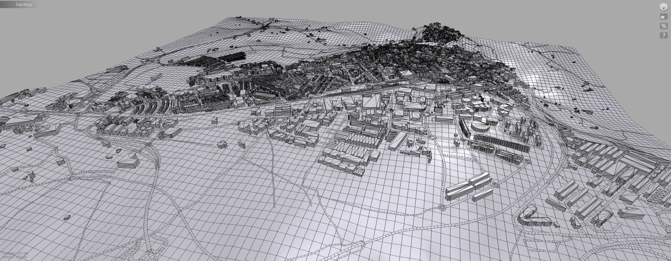 Cityscape Ronda Italy - 3D Model by clickshop3d