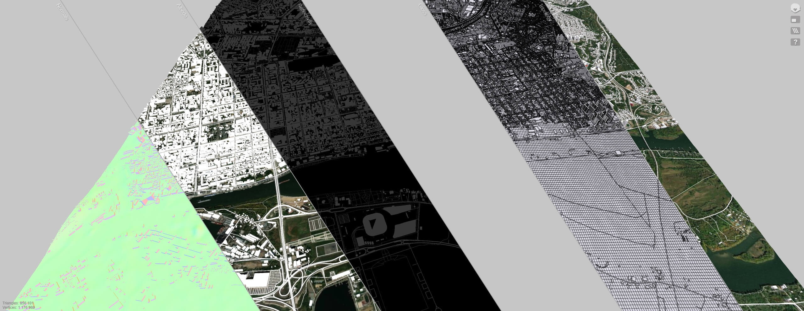 Cityscape Rostov on Don Russia - 3D Model by clickshop3d