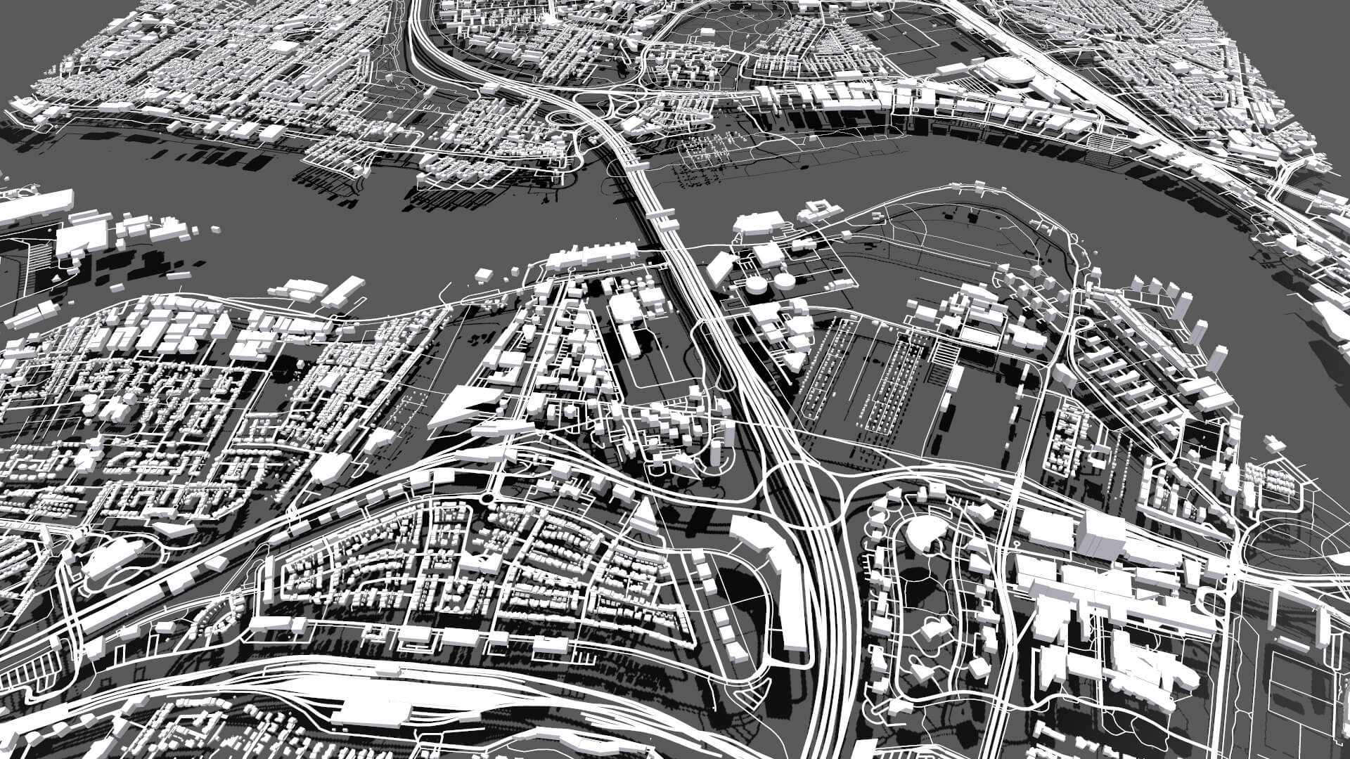 Cityscape Rotterdam Holland - 3D Model by clickshop3d