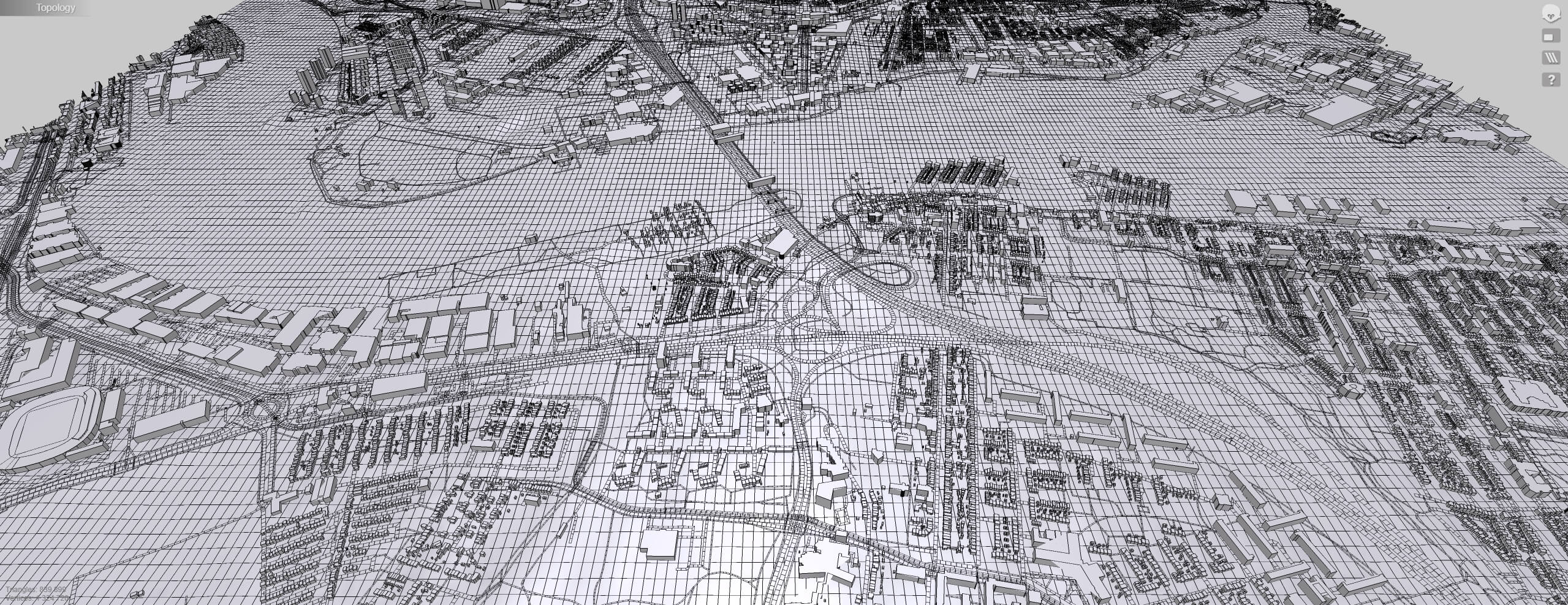 Cityscape Rotterdam Holland - 3D Model by clickshop3d